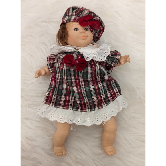 GIGO | Toys | Vintage Gigo Baby Doll Plaid Dress Hat Toy For Kids Or ...